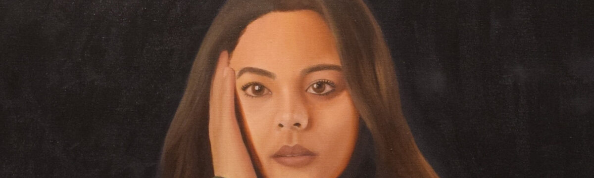 New Azraa Motala Acquisition - Contemporary Portrait Painting | The Harris